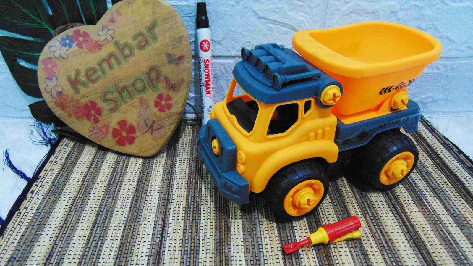 OCT 5751 [FREE OBENG] Mainan DIY Edukasi Anak Mobil Konstruksi Power ...